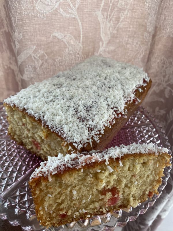 Cherry and Coconut Loaf – BajanBakes